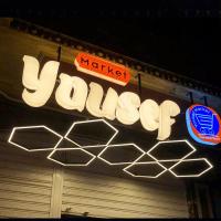 China Acrylic LED Strip Stainless Steel Luminous Characters for Outdoor Door Head Billboards for sale