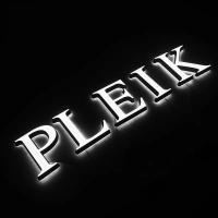 China Electronic Company Logos 3d Letter Sign Stainless Steel Backlit Sign with Free Design for sale