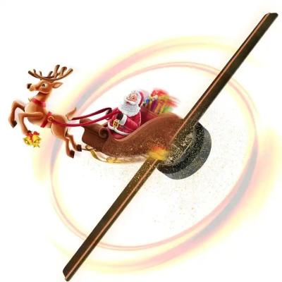 China 2300 Brightness 65cm Cloud 1080p Wifi Hologram Fan Digital Video Signage Led 3d Display for sale