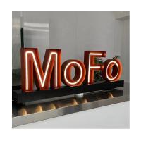 China 3D Metal Letter Backlit Illuminated Sign Led Light Letters No Minimum Order Quantity for sale