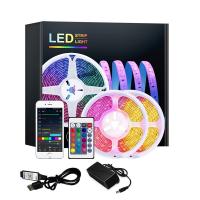 China Indoor Decoration 5m 10m RGB LED Strip Lights with IR Control and Waterproof SMD 5050 for sale