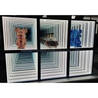 China Fashionable RGB Infinite Mirror Abyss 3D Logo Display Case for Indoor and Outdoor for sale