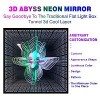 China Transform Your Space with the Artistic Touch of Neon Abyss Mirrors and LED Neon Signs for sale
