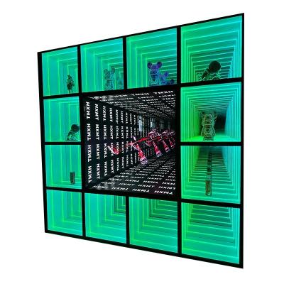 China Superbly Designed Infinite Luminous Abyss Mirror Display Cabinet with Customized Size for sale