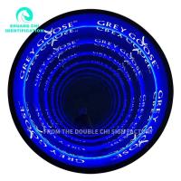 China Plug Power Supply Modern Neon Mirror for Elevated Ambiance and LED Strip Room Upgrade for sale