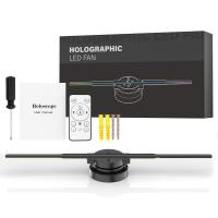 China Big 180cm 3D Hologram Projector Fan with 4 Blades 1.692MM Pixel Pitch Wifi App Control for sale