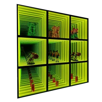 China Custom Abyss Mirror Infinite Magic Mirror Display Cabinet for Commercial Store Decoration for sale