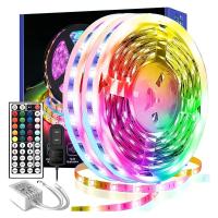 China 5050 RGB Color Changing Music Sync Ambient Bluetooth Smart Strip Light for Decoration for sale