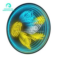 China Acrylic Indoor Neon Mirror Craftsmanship A Perfect Combination of Art and Precision for sale