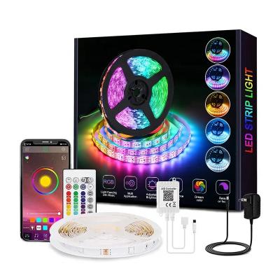 China 12V LED Light Strip with 30/60/90/120/144 RGB WS2815 LEDs Flexible and Addressable for sale