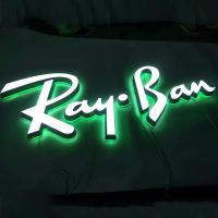 China Illuminated Back Lit Metal Led Letter Lights Sign Acrylic Stainless Steel Luminous Character for Display for sale