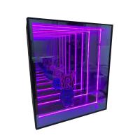 China Good Customized Variable Tone Light Abyss Mirror Display Cabinet for Indoor and Outdoor for sale