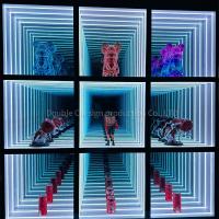 China Fashion Trends Explosion Toy Figure Jewelry Lego Abyss Infinity Mirror Display Cases for sale
