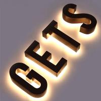 China High Brightness LED Light Stainless Steel Letters Electronic Signs Luminous Character for sale
