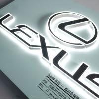 China High Brightness LED Light Stainless Steel Letters Electronic Signs Luminous Character for sale