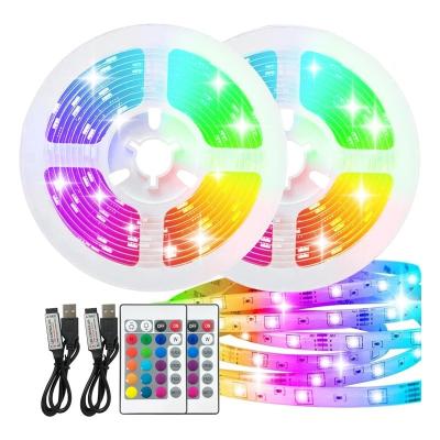 China Full Kit Flex Voice Control Waterproof Smart RGB LED Strip Light 16.4ft Color Changing for sale