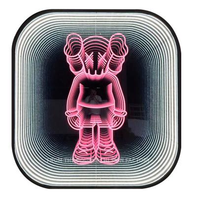 China Neon Mirror Lights Indoor Outdoor Voltage DC12V/AC110-220V for Playing Pictures Magic Mirror for sale