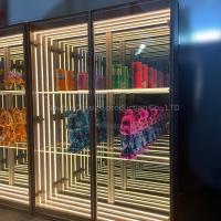 China Customized Size Fashion Trends Abyss Mirror Display Case for Bread and Tobacco Models for sale