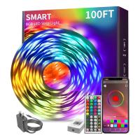 China Residential Multicolor Addressable SK6812 SMD 5050 RGB LED Strip Lights with App for sale