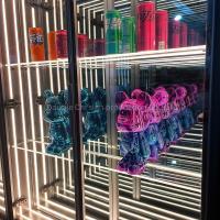 China 2024's Fashion Trend Customized Size Lego Wine Collectible Card Infinity Mirror Display Case for sale