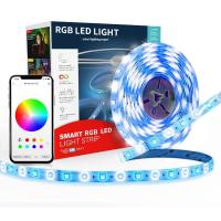 China Wifi Smart Multi-Color 5m 12v 5050 RGB LED Strip Light for Customizable Home Lighting for sale