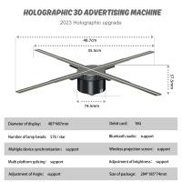 China 2300 Brightness 4k 1080p High Resolution 3D Hologram Fan for LED Fans Projector Display for sale