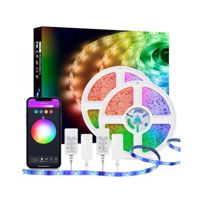 China Lighting and Circuitry Design Christmas Lights Home LED Lights Strip Bluetooth Tiktok for sale
