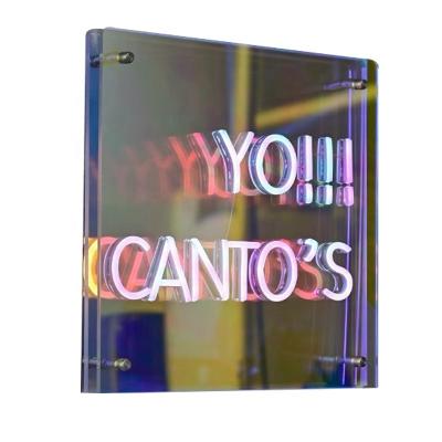 China DC 12V Infinity Abyssmirror Sign Logo Letter for Open Shop Signs Durable Construction for sale