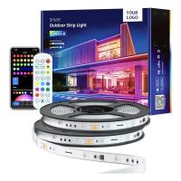 China 12V IR Control Indoor Decoration 5m Residential Bluetooth SMD 5050 RGB LED Strip Lights for sale