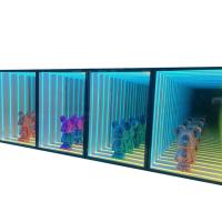 China Indoor Outdoor Infinity Light Mirror Case Display for Show Model Car Ornament Trophy for sale