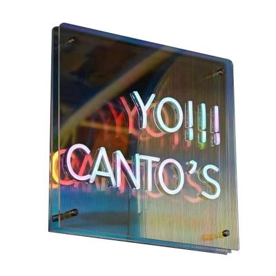 China Customized Acrylic 3D LED Letters Mirror Infinity Mirror for Advertising Boards for sale