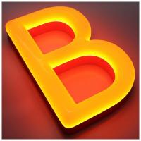 China Custom Logo Luminous Characters with Stainless Steel Acrylic LED Strip Illumination for sale