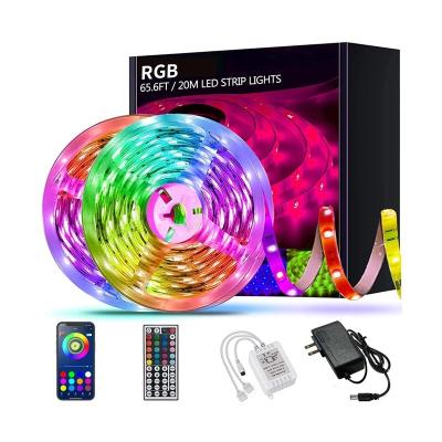 China 5mm 8mm 10mm 12mm PCB Width Smart Wifi RGB LED Strip Lights 50000 Hour Working Lifetime for sale