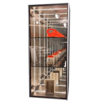 China High Brightness LED Light Source Customized Infinity Illusion Mirror Display Case for sale