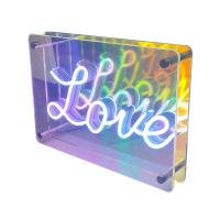 China Custom LED Infinity Mirror Sign with Acrylic Material and Mini Luminous Character Design for sale
