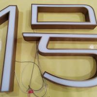 China High Brightness LED Light Customized 3d Luminous Acrylic Letter Sign for Outdoor Store for sale