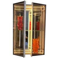 China DC12V/AC110-220V Voltage Infinity Mirror Abyss Display Cases for Your Store Showcases for sale