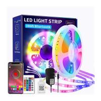 China Smart 12V Wifi Remote Controlled 5050 2835 RGB COB LED Strip Light with IP65 Rating for sale