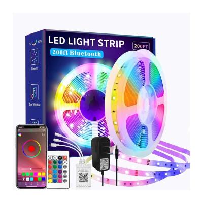 China Smart 12V Wifi Remote Controlled 5050 2835 RGB COB LED Strip Light with IP65 Rating for sale