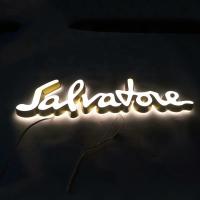 China Shopping Mall Signage Custom LED Backlit Letters with Neon Light and Aluminum Letters for sale
