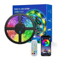 China 3M Aura BT Mesh Mobile Smart Phone APP Control Dimmable Flexible RGB SMD 5050 150 LED Strip Lights 3- for sale