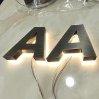 China Indoor Outdoor Advertising Display Stainless Steel Acrylic LED Channel Letters Signage for sale