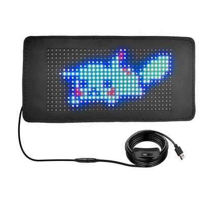 China High View Angle Flexible LED Light Display Panel for Car Window Sign Smart APP Control for sale