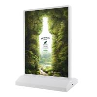China Double-Sided A5 Desktop Rechargeable Wireless Light Box with Magnetic Base Attachment for sale