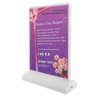 China A4/A5 Rechargeable Acrylic Led Table Menu Display Holder with 8000K Color Temperature for sale
