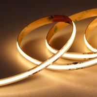 China 10W/M RA90 Flexible COB Tape DC 12V 24V Ultra Slim 5mm Dotfree 480leds COB Strip Light for sale