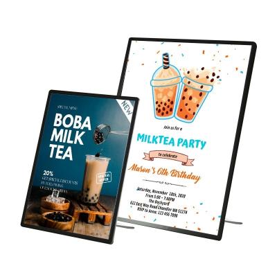 China Metal Lighting Rectangle Aluminum Frame LED Light Box for A0/A1/A2/A3/A4 Posters for sale