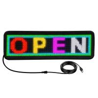 China Programmable RGB Matrix Screen Car Display with Ultra Thin Sticker and Phone APP Control for sale