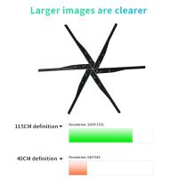 China High Resolution 115cm 3d Hologram Holographic Led Fan for Indoor and Outdoor Branding for sale