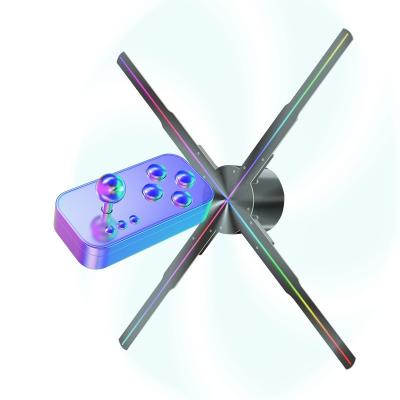 China 3D Hologram Fan Display with 1800 Brightness and MP4/AVI/RMVB/GIF/JEPG/PNG/MKV Format for sale